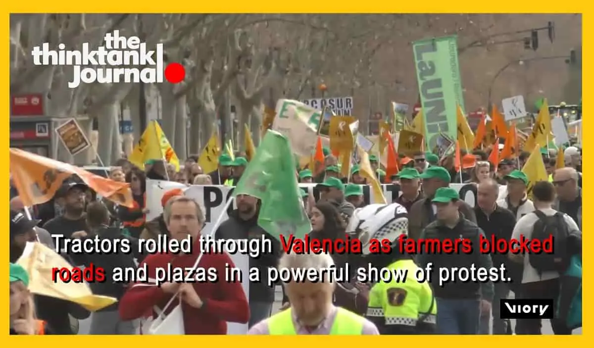 Spanish Farmers Block Roads in Valencia Over EU Mercosur Trade Deal ...